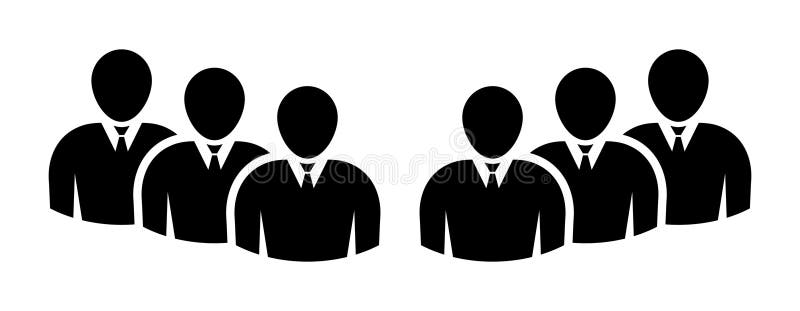 Symbol, people icon. stock vector. Illustration of crowd - 345932719