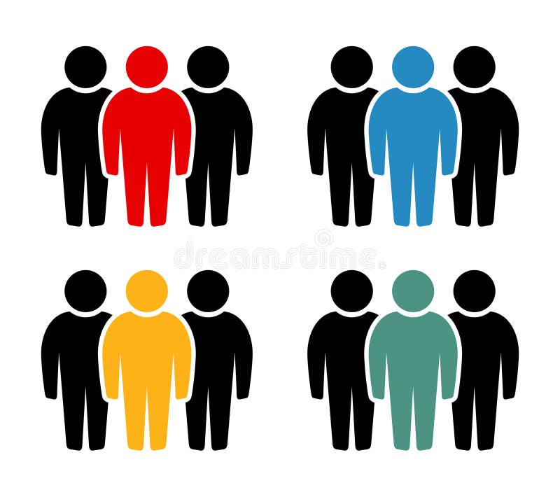 Symbol, people icon. stock illustration. Illustration of group - 374349704