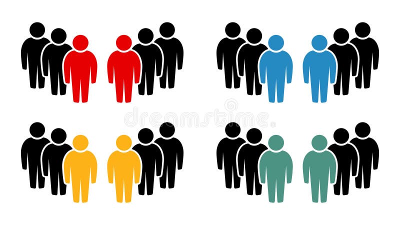 Symbol, people icon. stock illustration. Illustration of people - 374349712