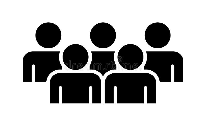 Symbol, people icon stock vector. Illustration of people - 302728765