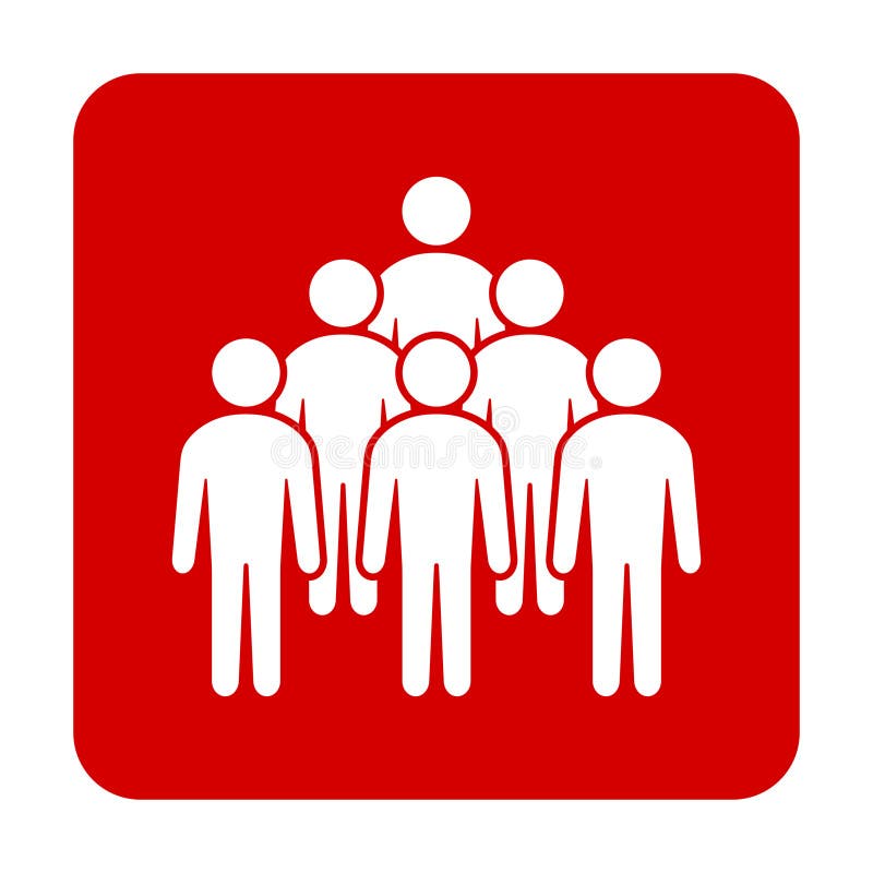 Symbol, people icon stock vector. Illustration of group - 302779673