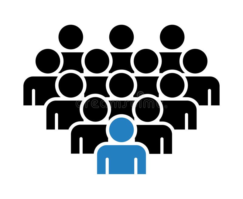 Symbol, people icon stock vector. Illustration of group - 303418733