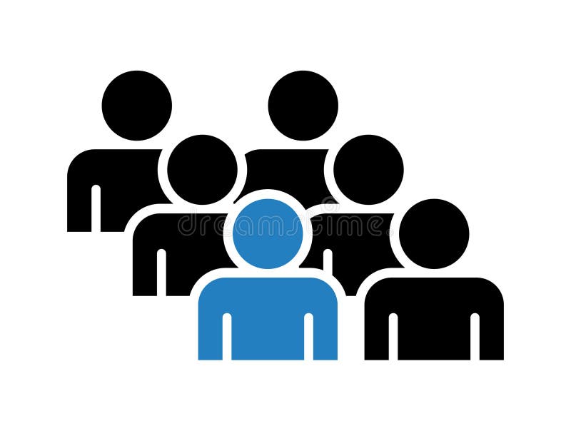 Symbol, people icon stock vector. Illustration of graphics - 303418761