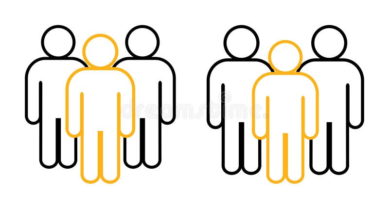 Symbol, people icon stock vector. Illustration of vector - 303706700