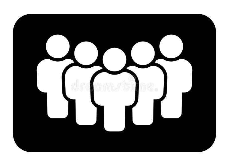 Symbol, people icon stock vector. Illustration of group - 303716292