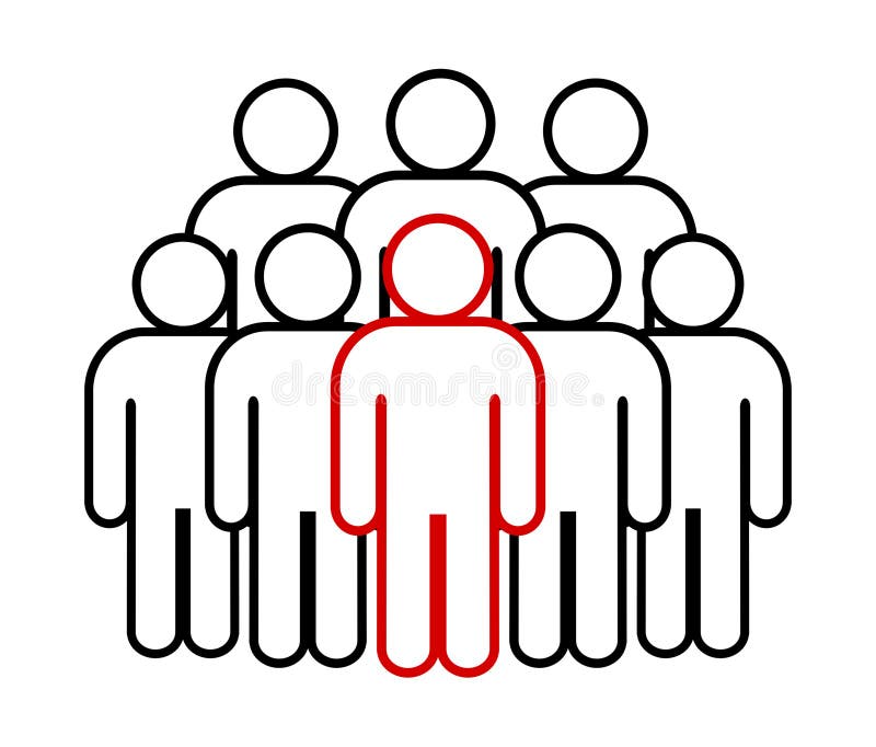 Symbol, people icon stock vector. Illustration of society - 303720699