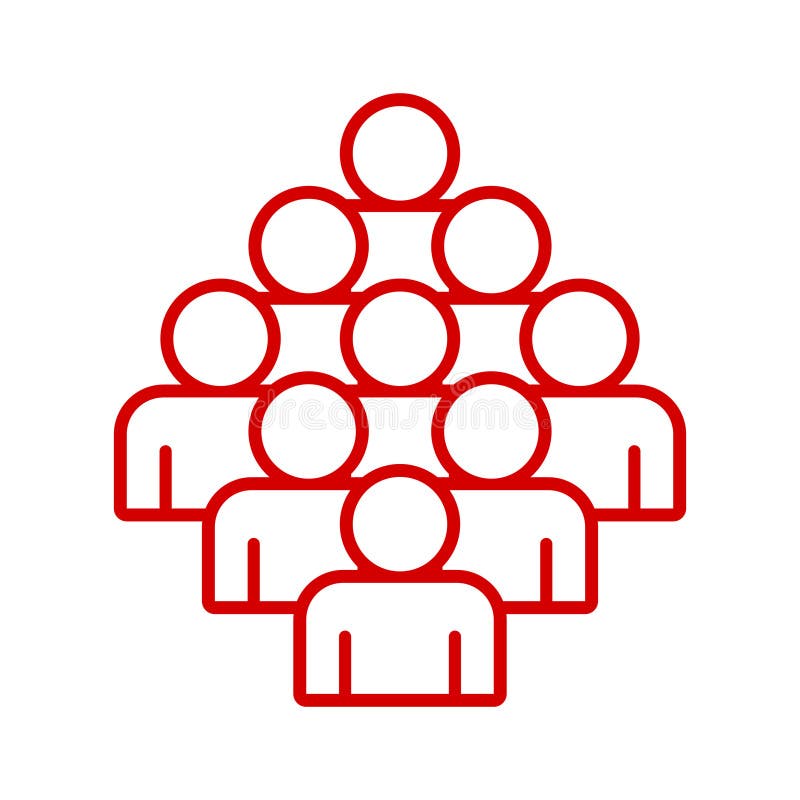 Symbol, people icon stock vector. Illustration of group - 303722348