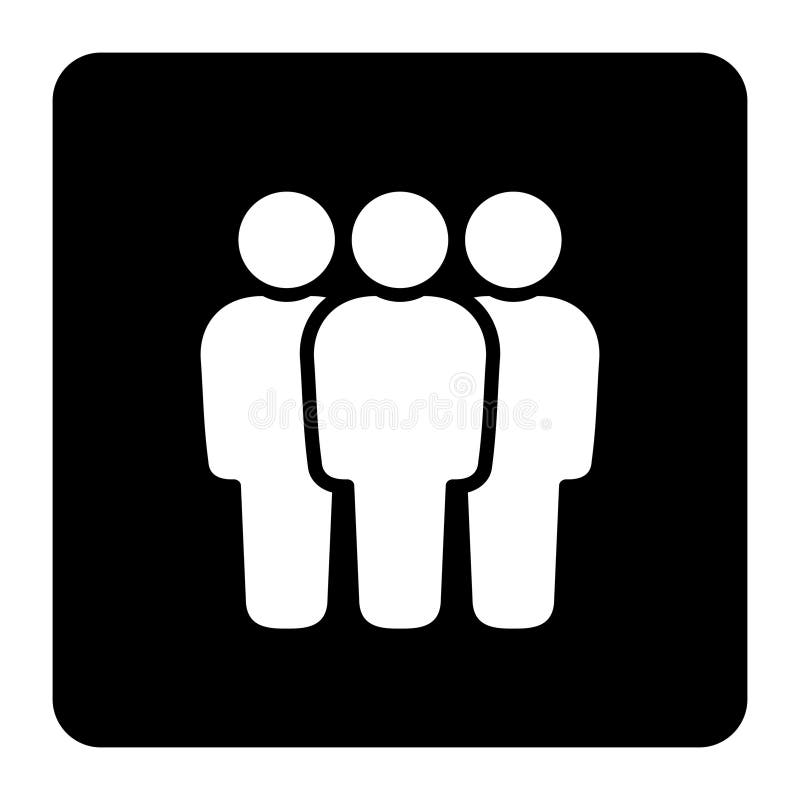 Symbol, people icon stock vector. Illustration of background - 303725910