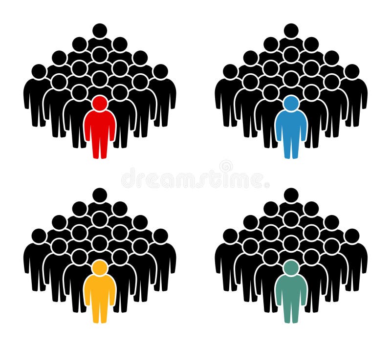 Symbol, people icon. stock illustration. Illustration of cartoon ...