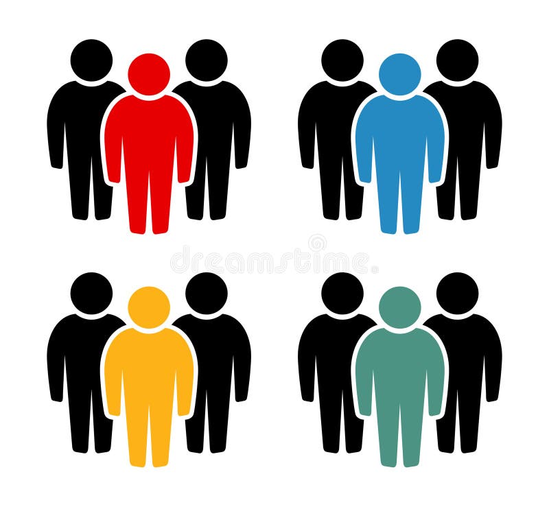 Symbol, people icon. stock illustration. Illustration of isolated ...