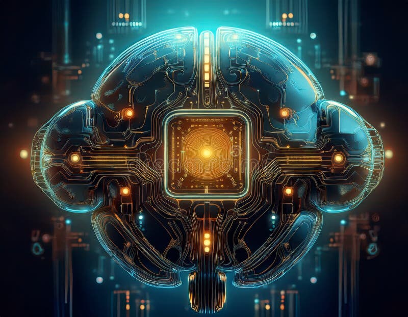 Symbol Photo for Artificial Intelligence, it System, Computer Science ...