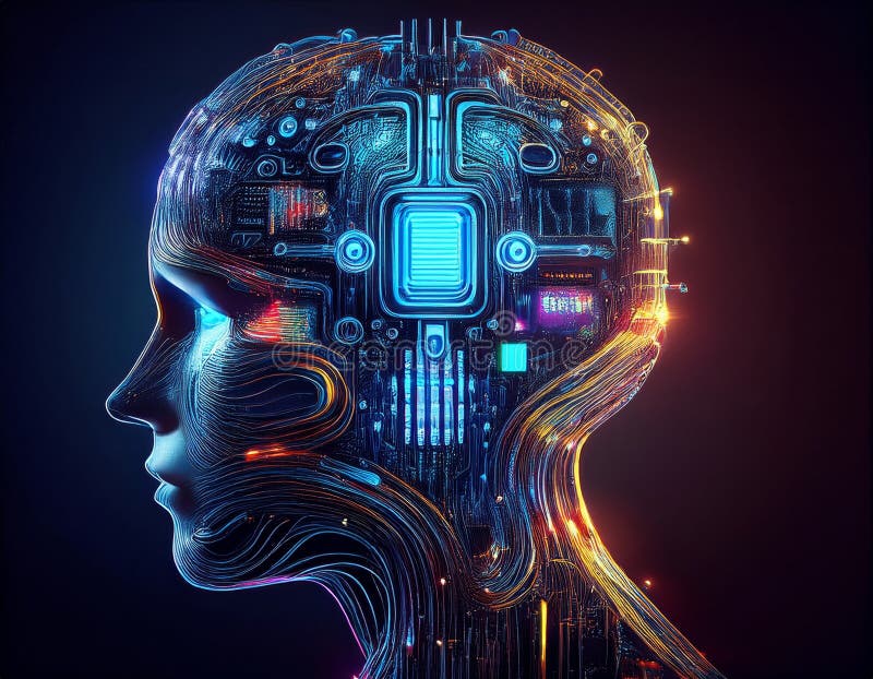 Symbol Photo for Artificial Intelligence, it System, Computer Science ...