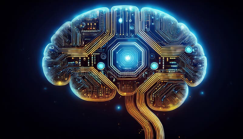 Symbol Photo for Artificial Intelligence, it System, Computer Science ...