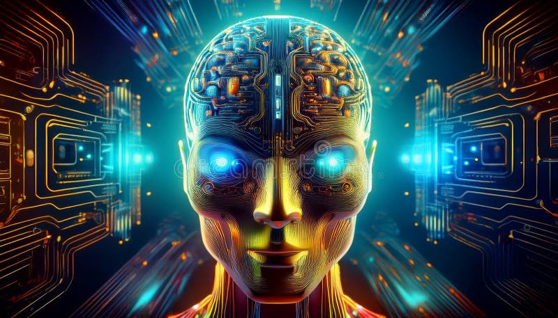 Symbol Photo for Artificial Intelligence, it System, Computer Science ...