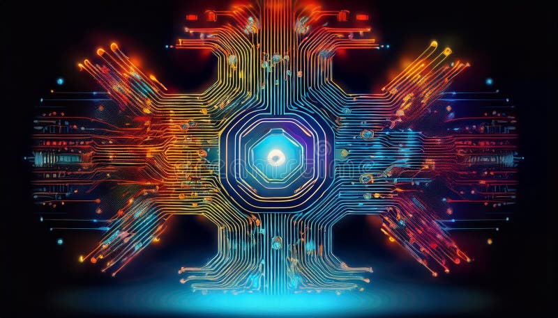 Symbol Photo for Artificial Intelligence, it System, Computer Science ...