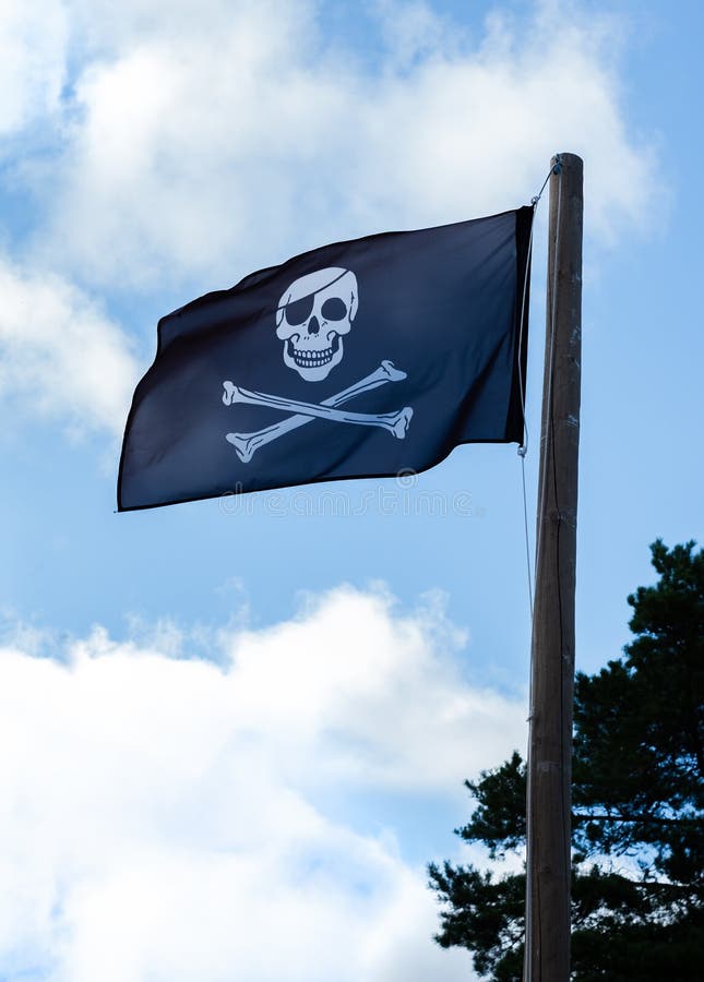 Symbol of Piracy and Hacking Stock Photo - Image of bones, hacker ...