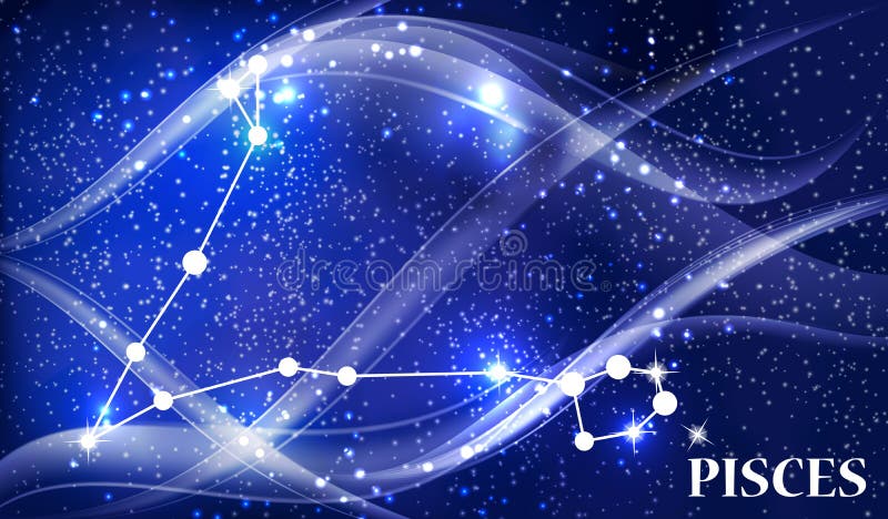 Symbol Pisces Zodiac Sign. Vector Illustration. Stock Vector ...