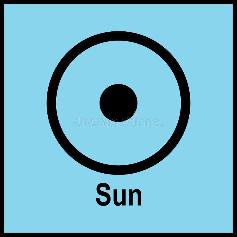 Symbol of the planets,Sun stock illustration. Illustration of clip ...