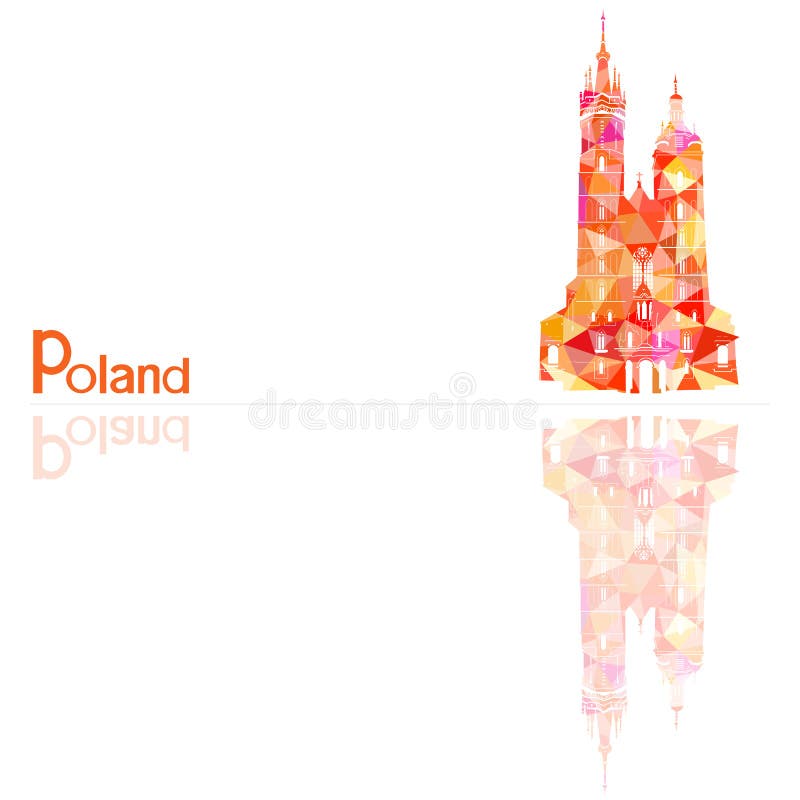 Symbol of poland stock illustration. Illustration of city - 60598804
