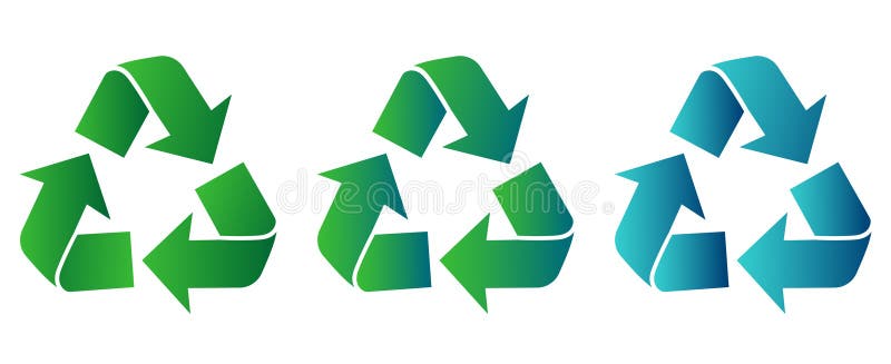 Symbol Production, Vector Set, Gradient, Triangle Stock Illustration ...