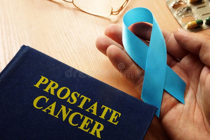 Symbol of prostate cancer. stock image. Image of prevention - 98661861