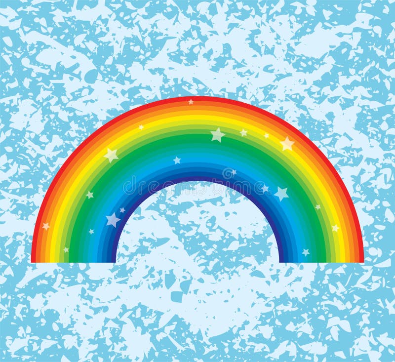 Symbol of rainbow, vector stock vector. Illustration of clipart - 40994501