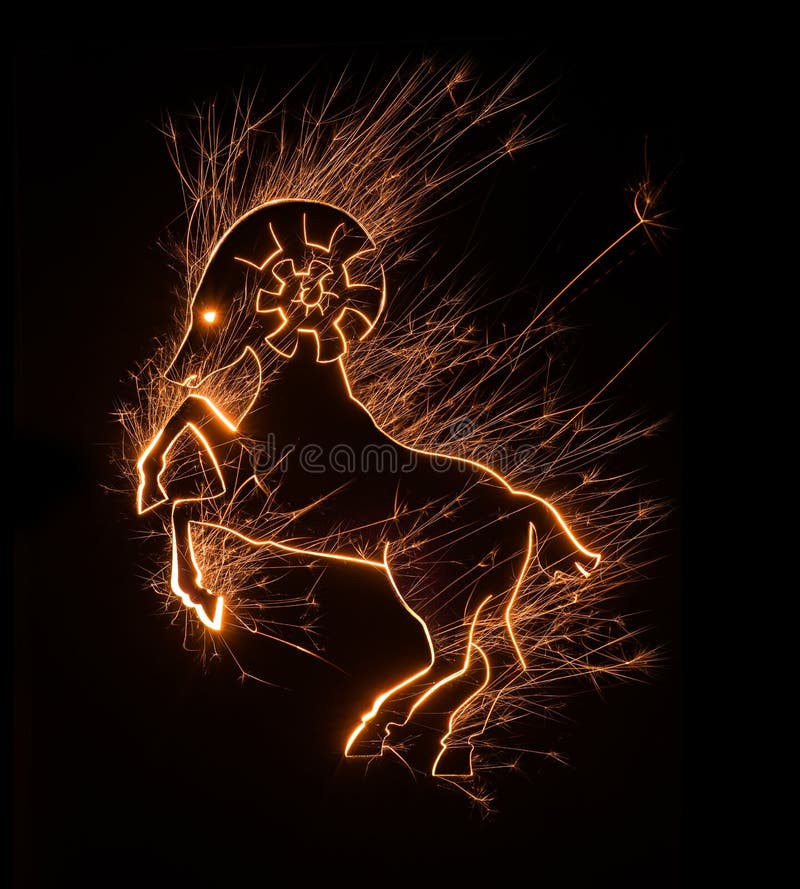 Symbol of Sparkly Jesus on Cross on Dark Background. Stock Image ...