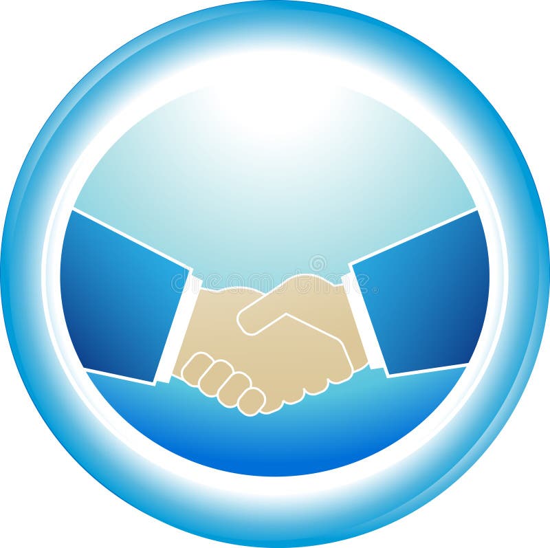 Symbol of Reliability - Partnership Handshake Stock Vector ...