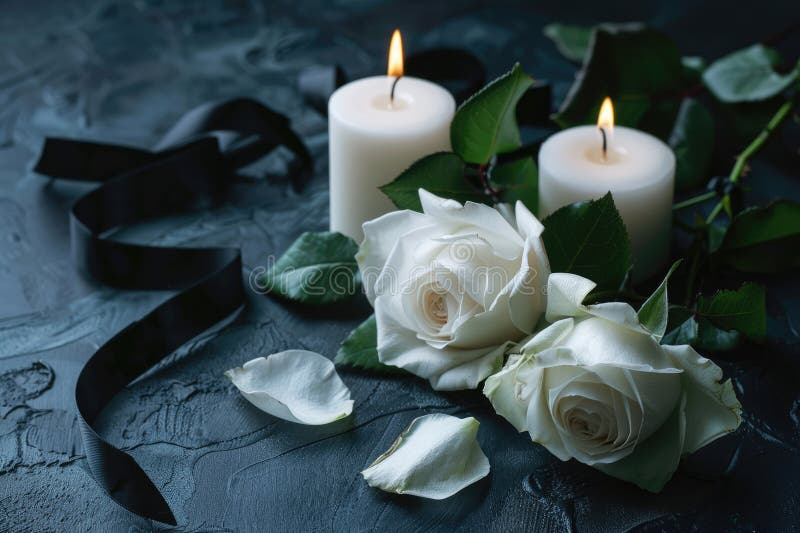 A Symbol of Remembrance is the Mourning Stock Illustration ...