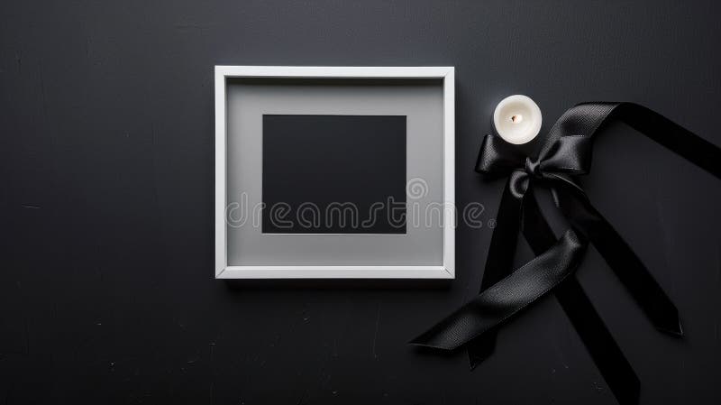 A Symbol of Remembrance is the Mourning Stock Image - Image of ritual ...