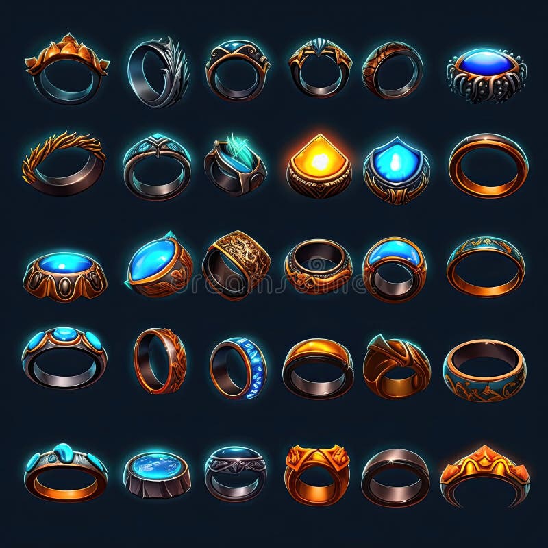 Symbol Ring Circle Game Ai Generated Stock Photo - Image of generated ...