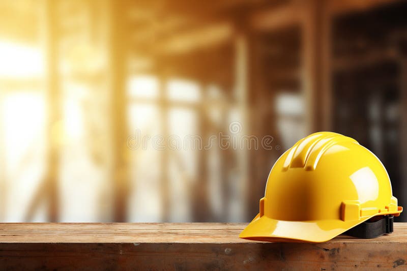 Symbol of Safety on the Construction Site. Generative by Ai Stock ...