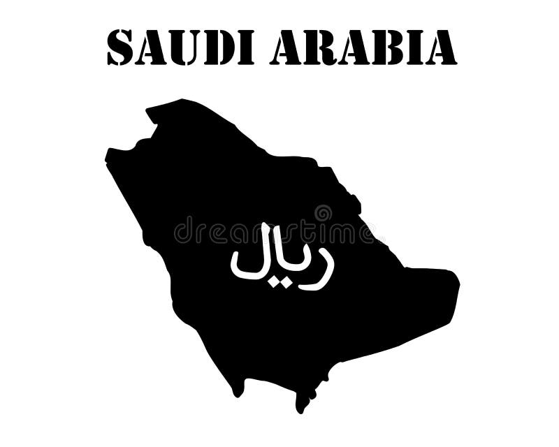 Symbol of Saudi Arabia and Map Stock Vector - Illustration of ...