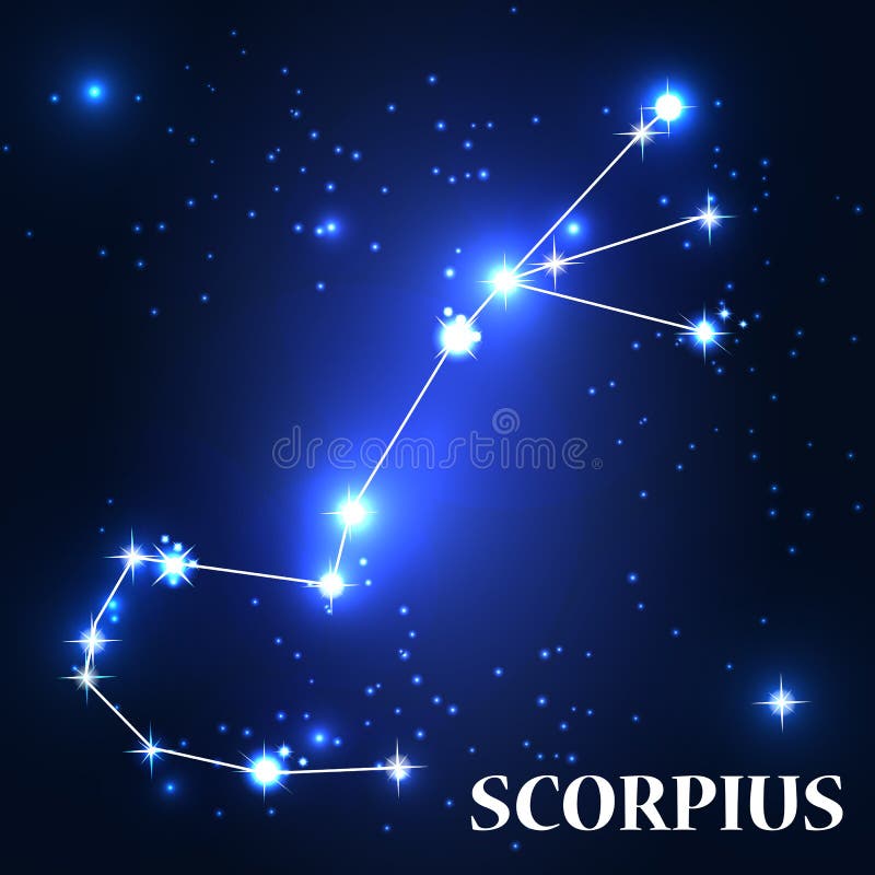Symbol. Scorpius Zodiac Sign Stock Vector - Illustration of ...