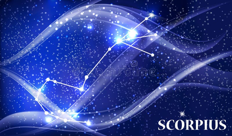 Symbol Scorpius Zodiac Sign. Vector Illustration. Stock Vector ...