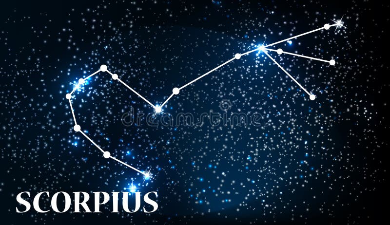 Symbol. Scorpius Zodiac Sign Stock Vector - Illustration of ...