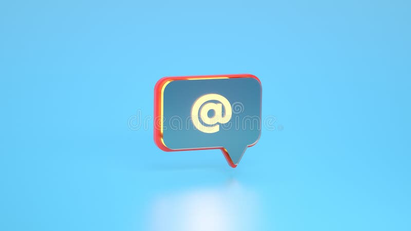 Mention Symbol Social Media Stock Illustrations – 132 Mention Symbol ...