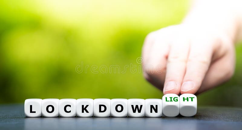Symbol for a Second Lockdown. Stock Photo - Image of open, protection ...