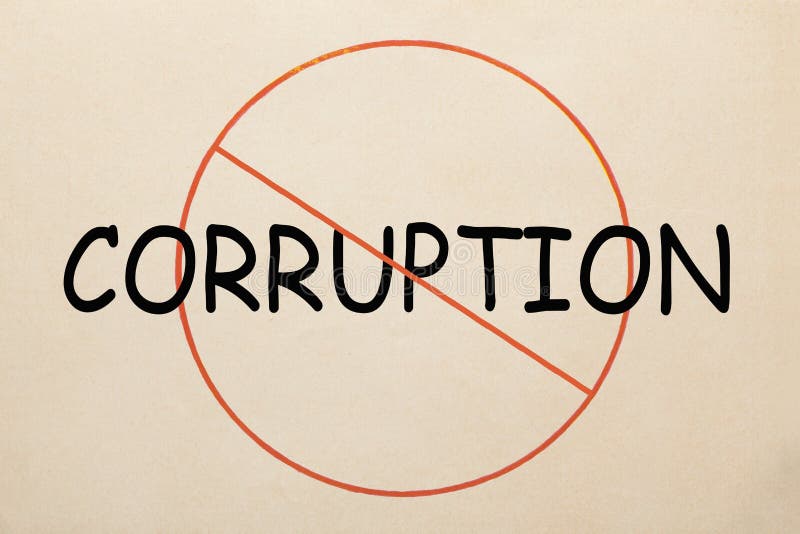 Stop Corruption Concept stock illustration. Illustration of dishonest ... Stop Corruption Concept stock illustration. Illustration of dishonest ...