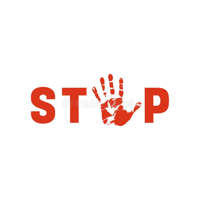 Symbol or Sign Stop Corruption. Red Stamp with Text "stop Corruption ...