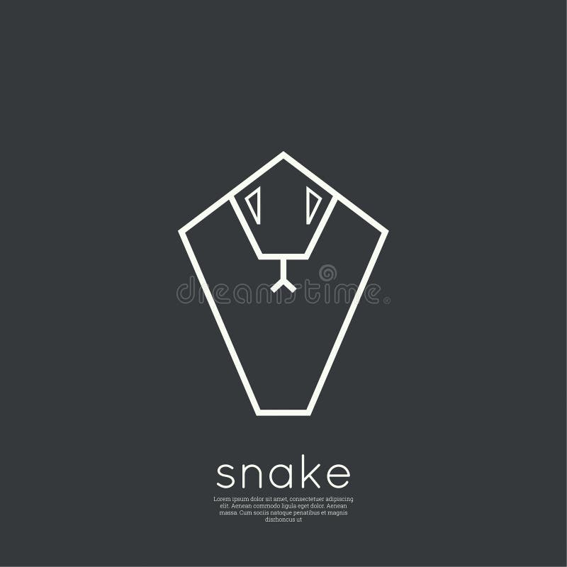 The symbol of the snake stock vector. Illustration of logo - 50206534