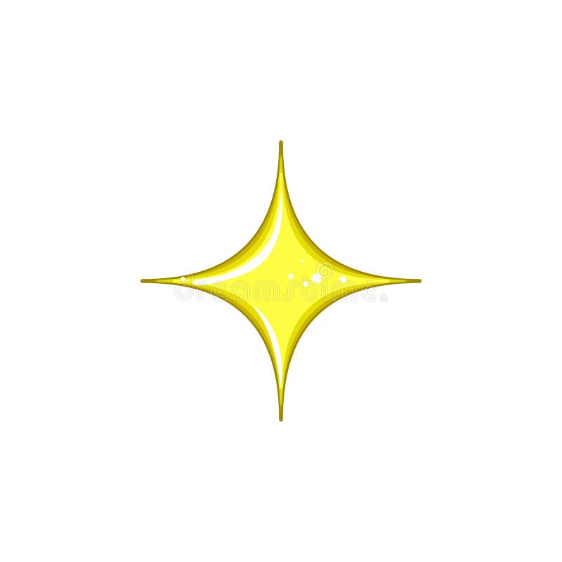 Symbol Star Cartoon Vector Illustration Stock Vector - Illustration of ...