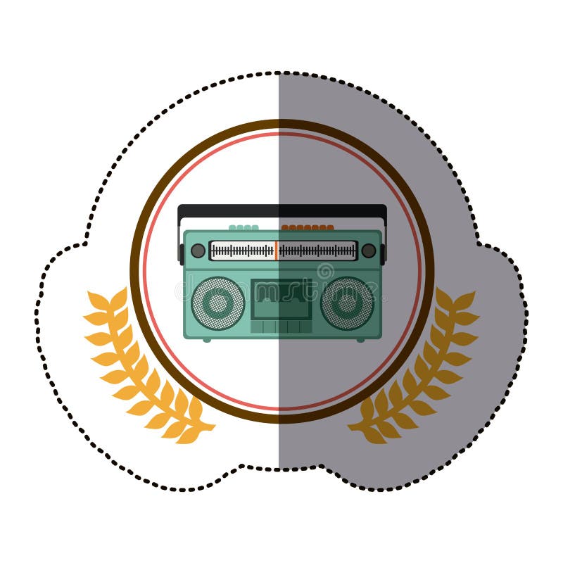 Symbol stereo icon image stock illustration. Illustration of ...