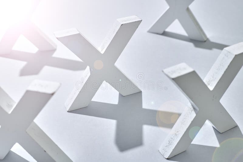 The Symbol X stock image. Image of confirm, paint, negative - 219487853