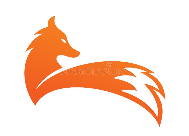 The Symbol of the Stylized Fox. Stock Vector - Illustration of symbol ...