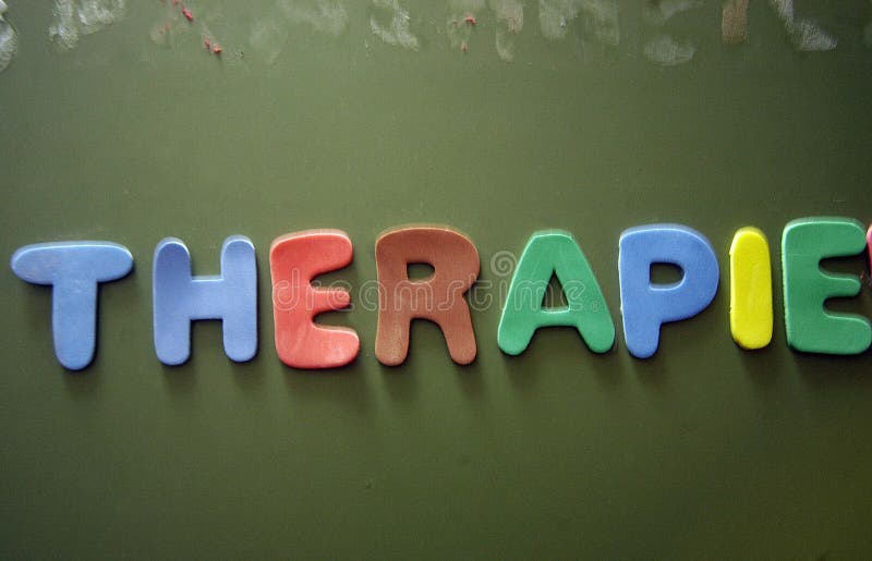 Symbol for Therapy for People with Mental Problems Stock Image - Image ...