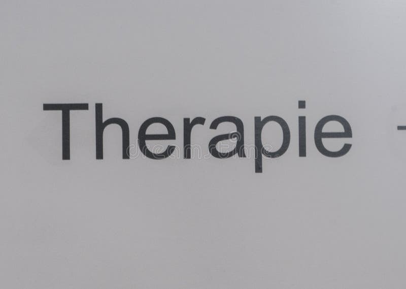 Symbol for Therapy for People with Mental Problems Editorial Image ...