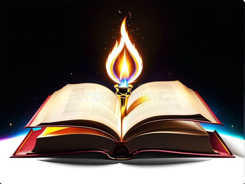Torch Open Book Stock Illustrations – 163 Torch Open Book Stock ...