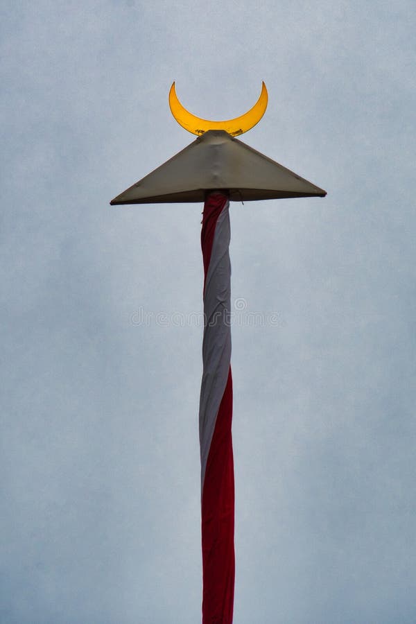 The Symbol of Tsuki Boko Kyoto Japan Stock Image - Image of cloud ...