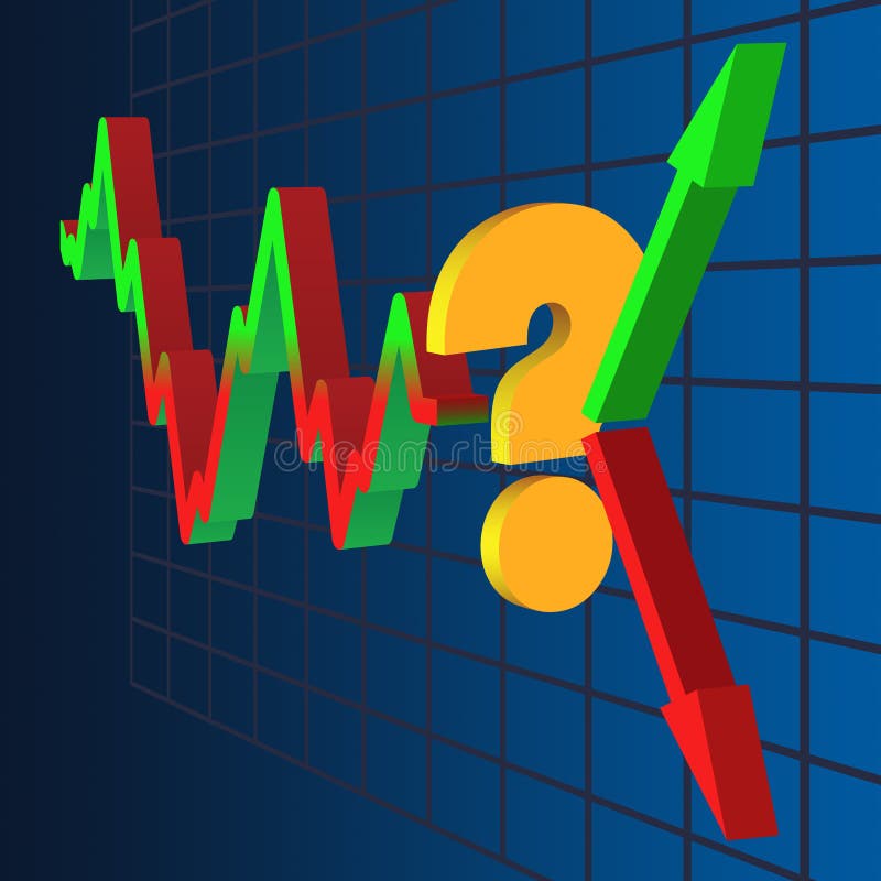 Symbol of Uncertainty of Further Dynamics. Stock Vector - Illustration ...